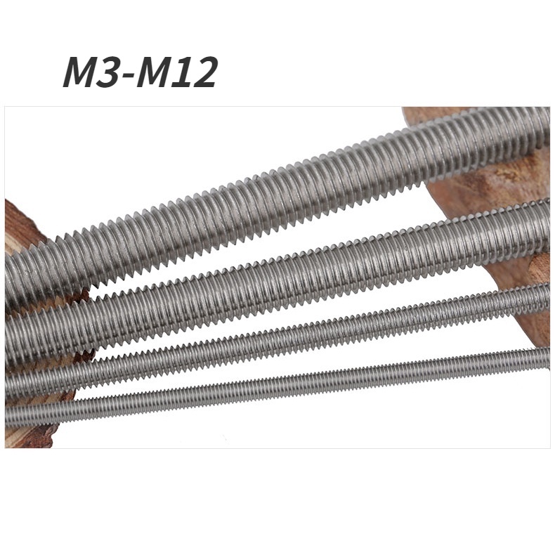 304 Stainless Steel Length Arbitrarily Cutting Screw Rod Screw Strip ...