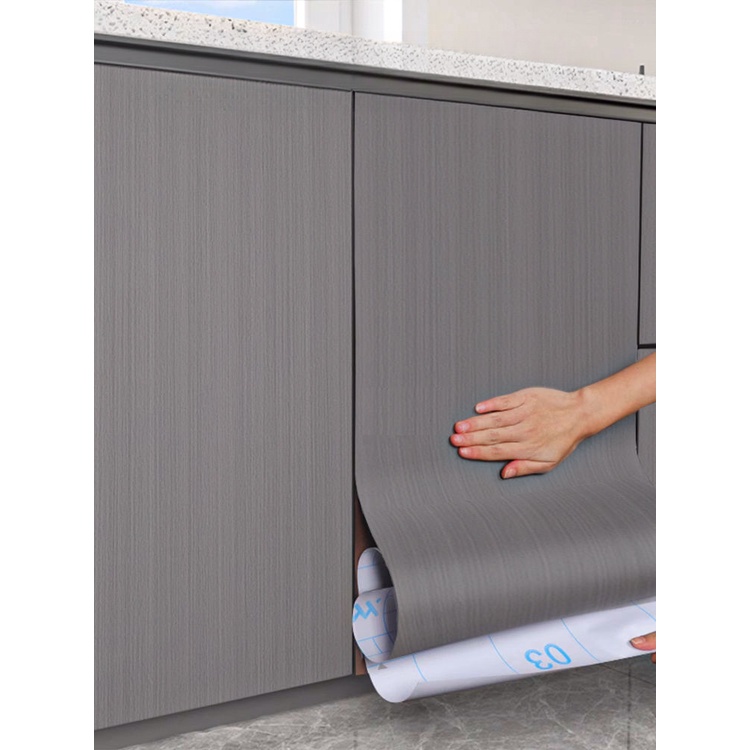 Wood Grain Pattern Wallpaper Table Stickers Waterproof Oil-Proof ...