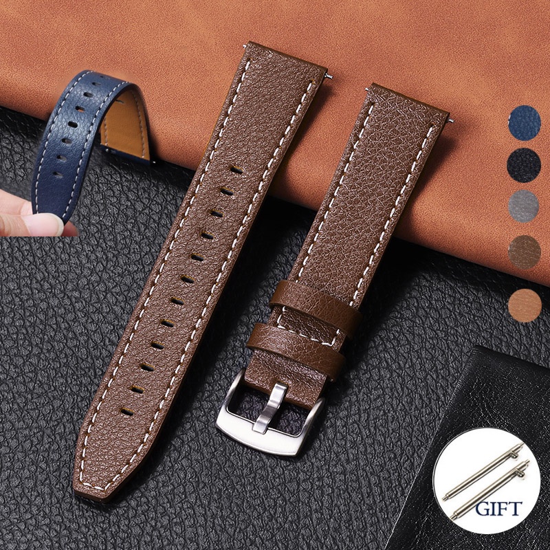 High Quality Soft Genuine Leather Watch Band Calfskin Leather Bracelet ...