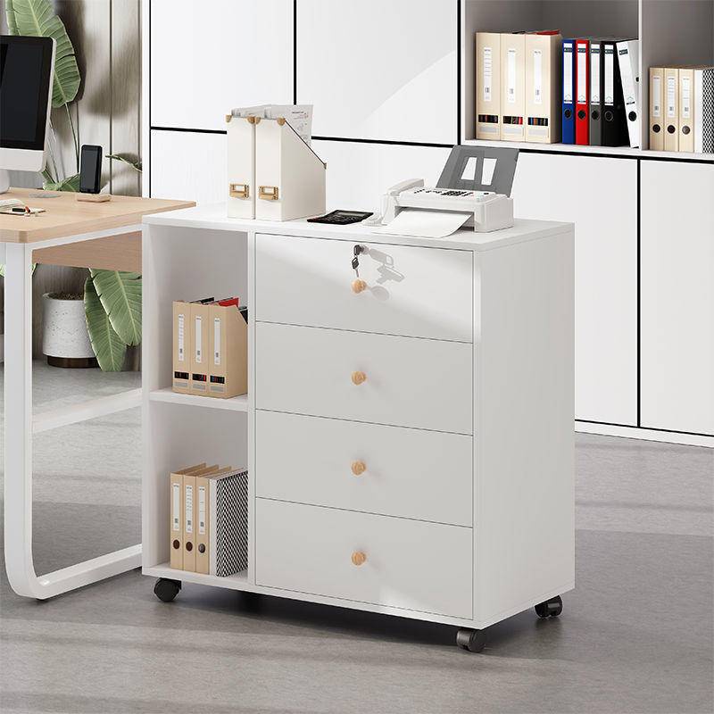 File Cabinet floor office cabinet table three drawers with lock data ...