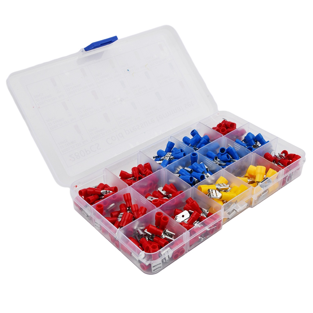 280PCS Cold Pressed Terminals Combination Box Terminal Wiring Terminal ...