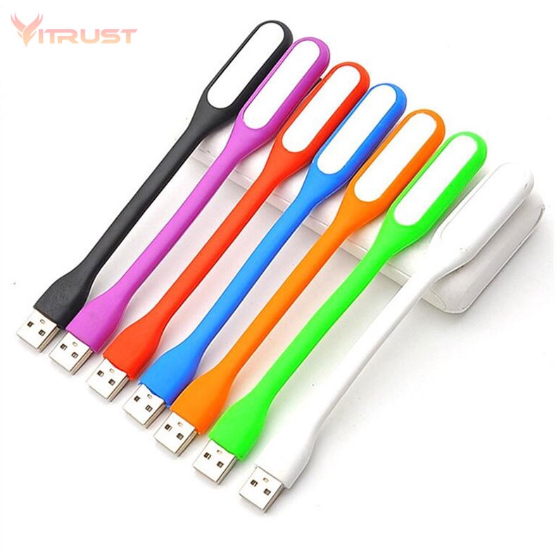 Mini USB LED Night Light with 5 LEDs Reading Light Random Color ...