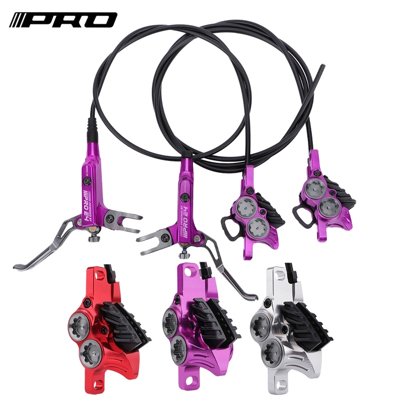 IIIPRO E4 MTB 4 Piston Brake Hidraulic Disc Brakes SET 800-1550mm light ...
