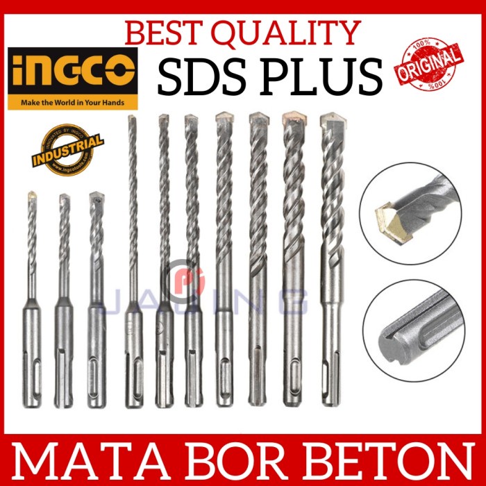 MATA INGCO SDS Plus Plug Drill Bit for Long Hammer Drill Concrete Walls ...