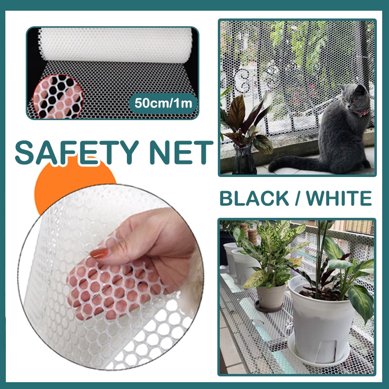 Plastic Safety Net Balcony Windows Protective Net PVC Plastic Breeding ...