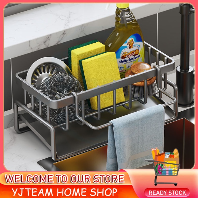🇸🇬Ready Stock🇸🇬 2023 New Kitchen Sink Countertop Storage Rack With ...