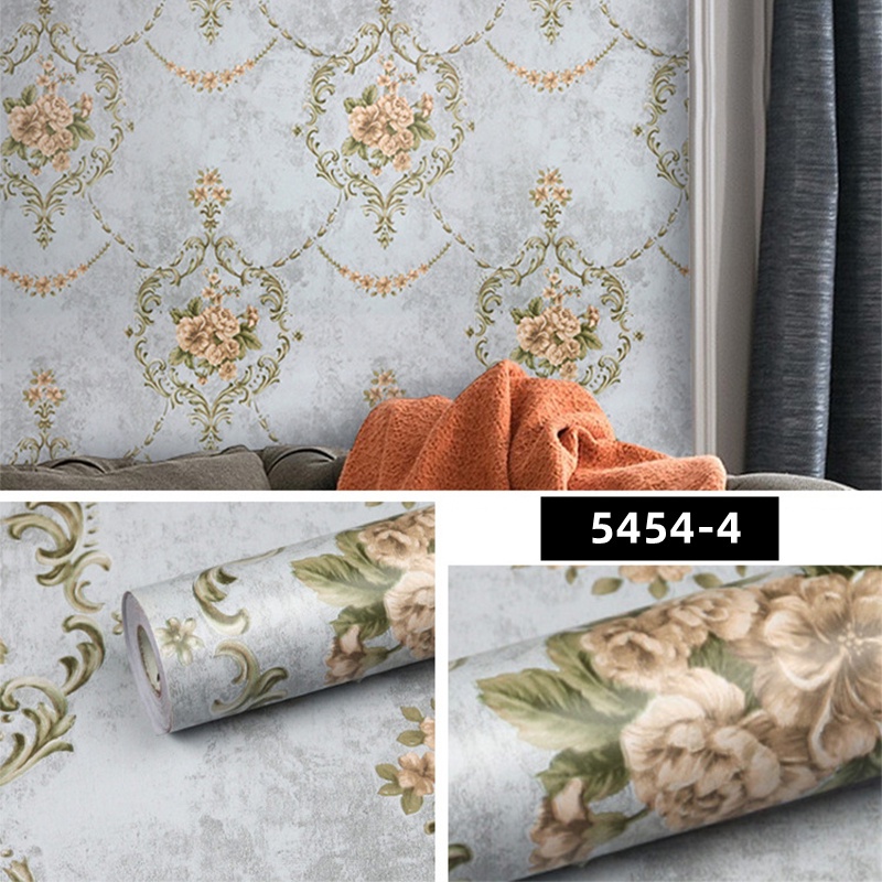 Wallpaper Sticker 45cm x 10m Quality Floral Pattern Wall Paper Living ...