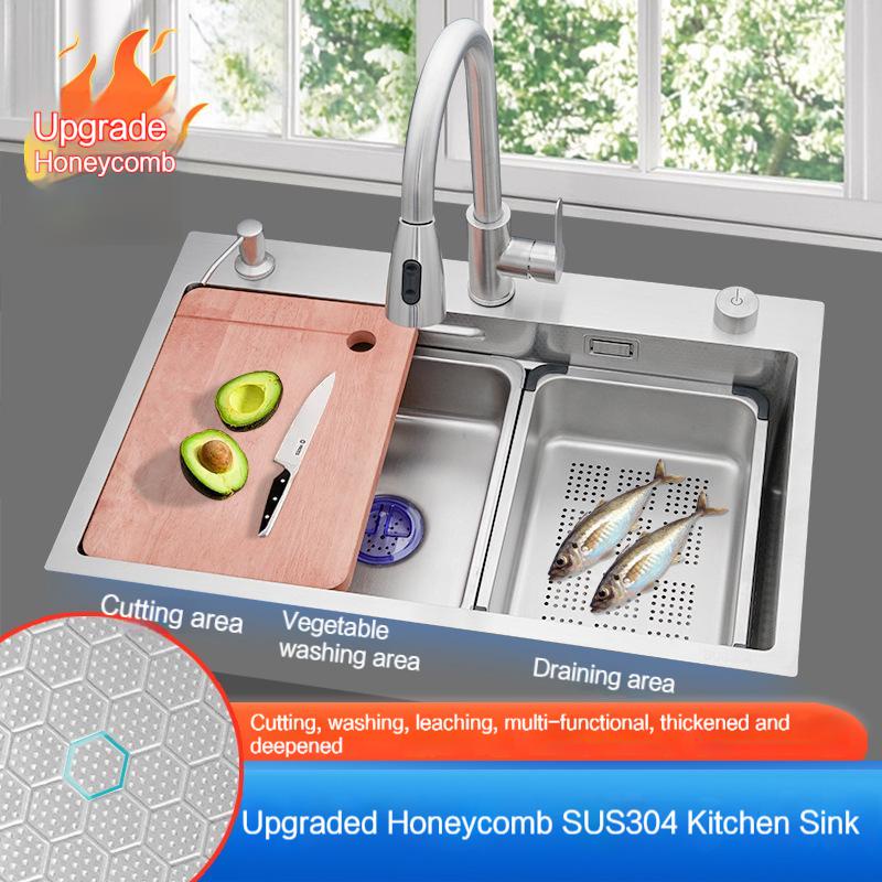 [68D SG LOCAL STOCK] SUS304 Honeycomb Stainless Steel 304 Kitchen ...