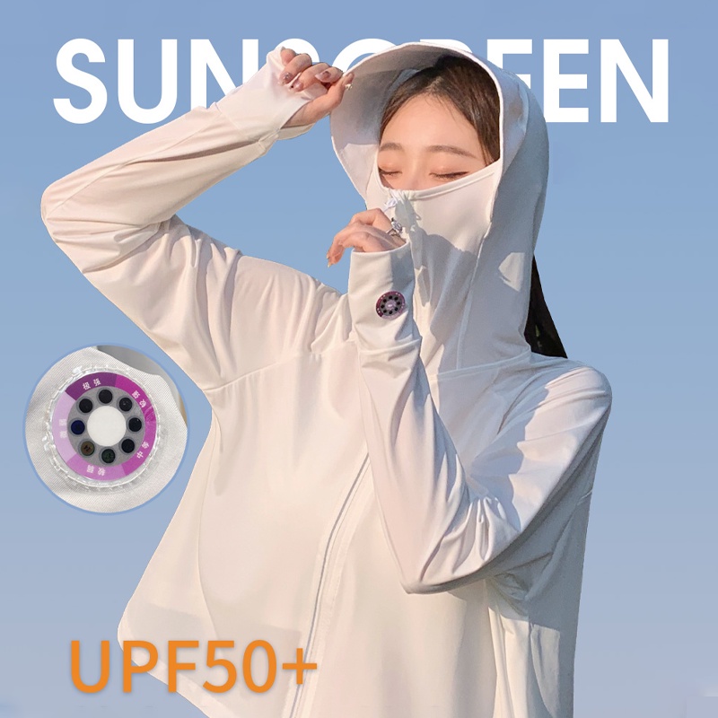 Uv Jacket Ice Silk Sunscreen Clothing Women UPF50+Thin Short Anti-Ultraviolet | Shopee Singapore