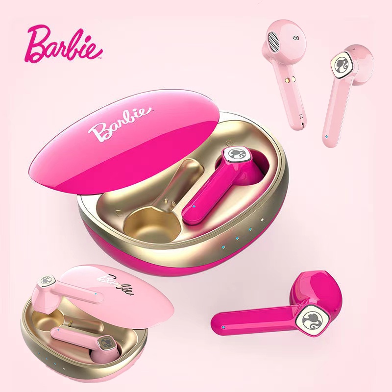 Barbie Fashion Earphone Kawaii Retro Girls Wireless Bluetooth ...