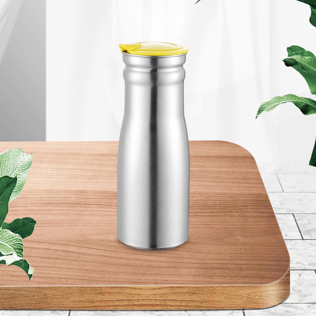 [Homyl478] Water Pitcher 1L Stainless Steel Cold Water Jug for Fridge ...