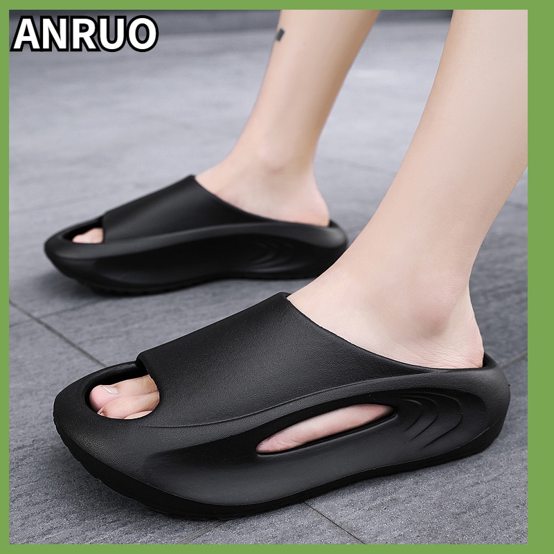 Thick-soled Men's Slippers Fashionable Flip-Flops Super Soft Super Q ...