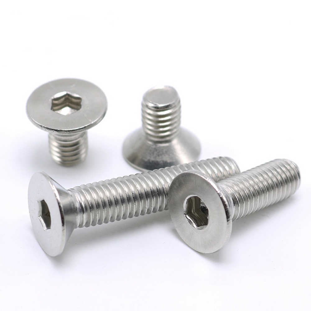 [WDY] SUS316 M6/M8/M10 Countersunk Head Hexagon Socket Screw Flat Bolt | Shopee Singapore