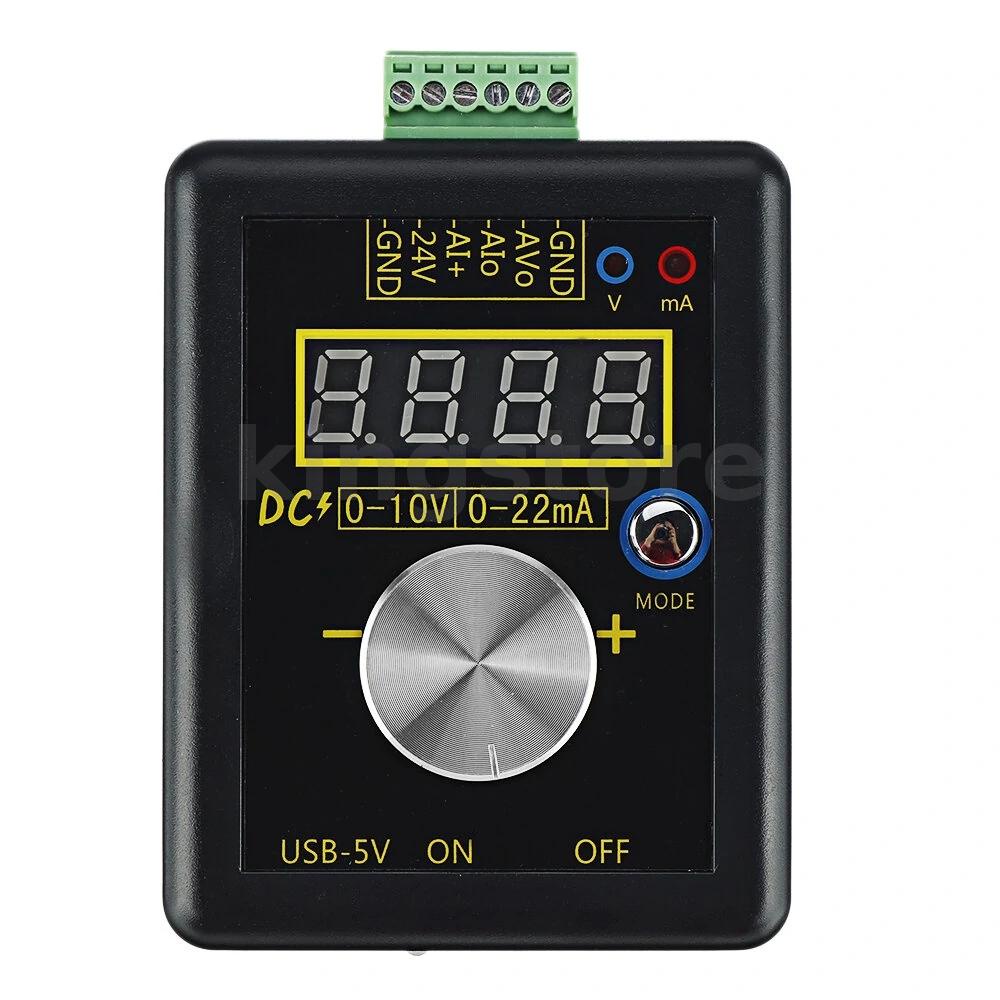 FNIRSI SG002 Digital 4-20mA 0-10V Voltage Signal Generator 0-20mA Current Transmitter Measuring ...