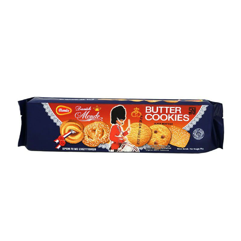 MONDE BUTTER COOKIES 90gr DANISH BISCUITS WAFER CAKES CHILDREN'S SWEET ...