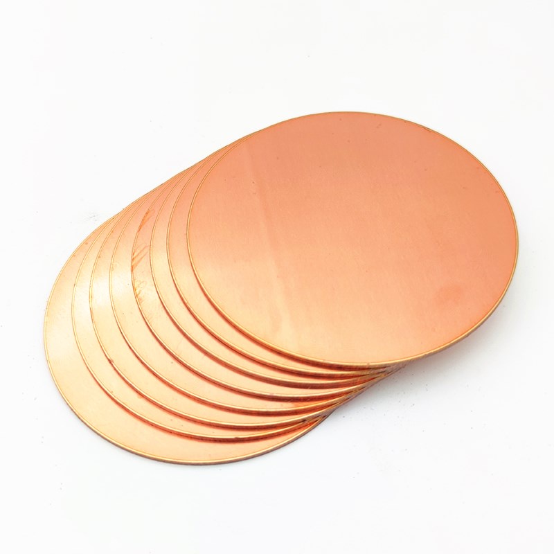 1/3/5Pcs Copper Disc Round Plate Sheet Dia. 50mm 100mm 150mm 200mm H62 ...