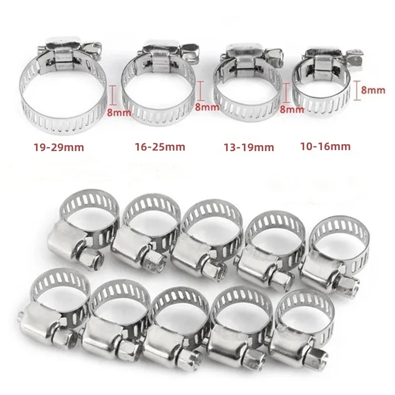 Exquisite Simple 6mm-29mm Drive Hose Clamp Useful Universal Adjustable ...