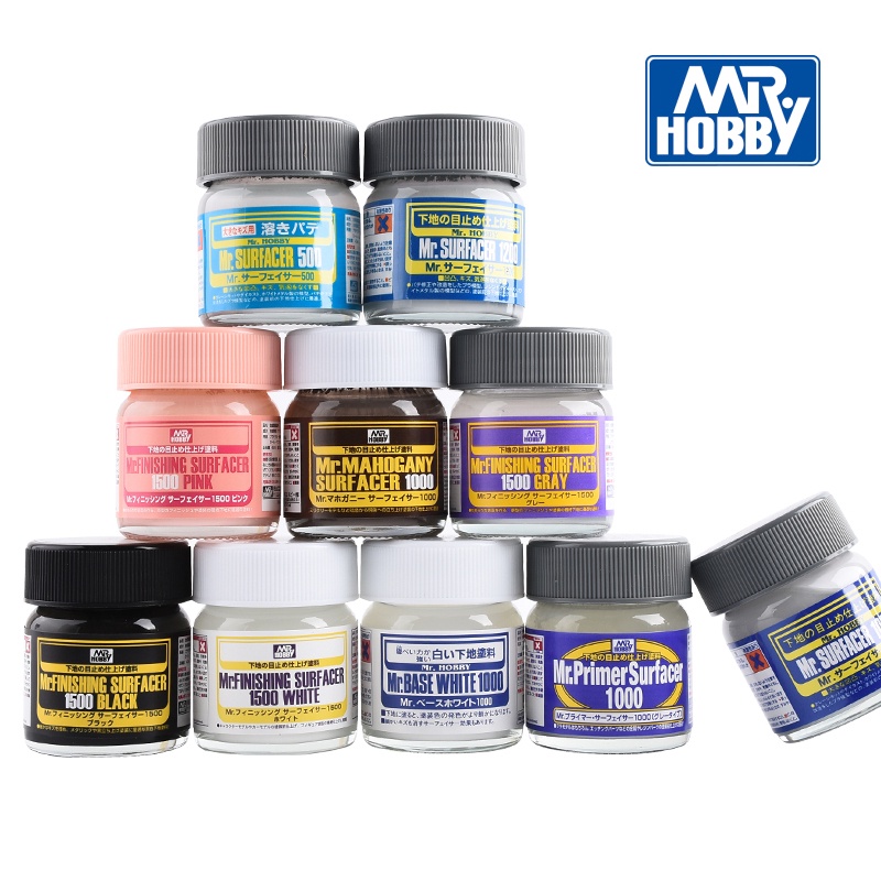 MR.Hobby Surface Base Primer Paint Putty For Gumdam Military Model ...