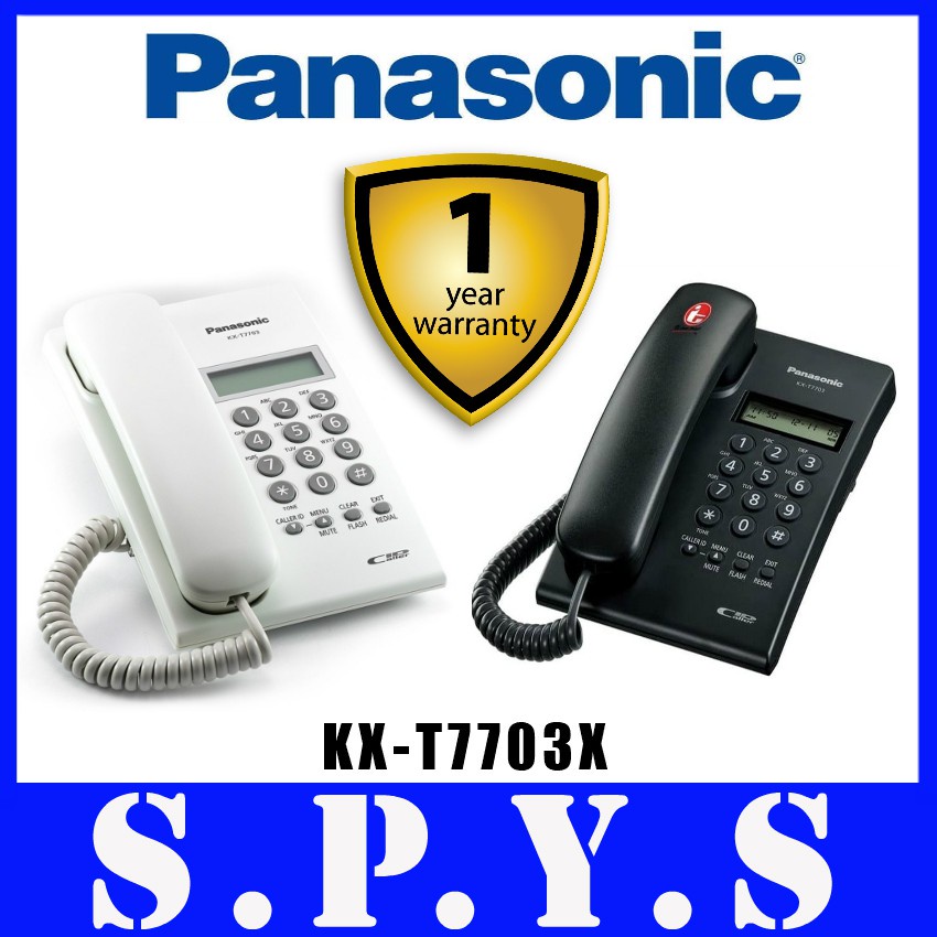 Panasonic KX-T7703X Telephone Corded. Also known as KX-T7703. LCD ...