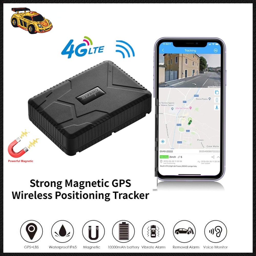 Car GPS Tracker TK915 GPS Locator 10000Mah Magnet Waterproof IP65 GPS ...
