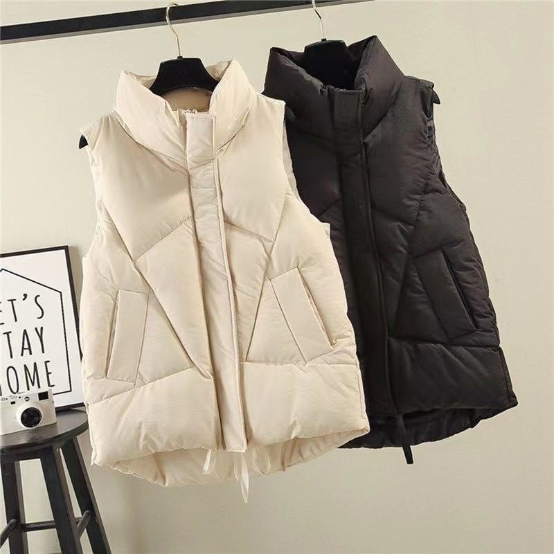 Cotton Vest Women's Autumn Winter New Korean Version Casual Short Vests ...