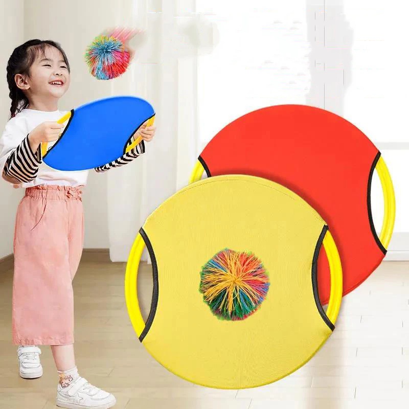 Funny Ball Toy Parent Child Easy Apply Throwing Funny Kids Toy Racket ...