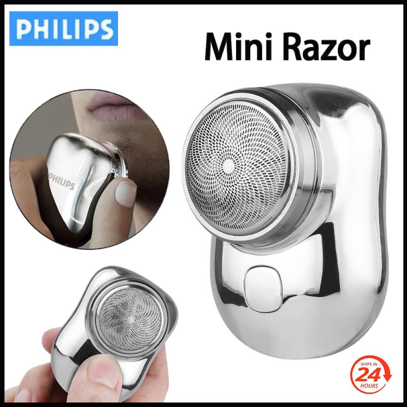 【24H - Ship】PHILIPS Mini Shaver Beard Shaver Wet and Dry Mens Electric ...