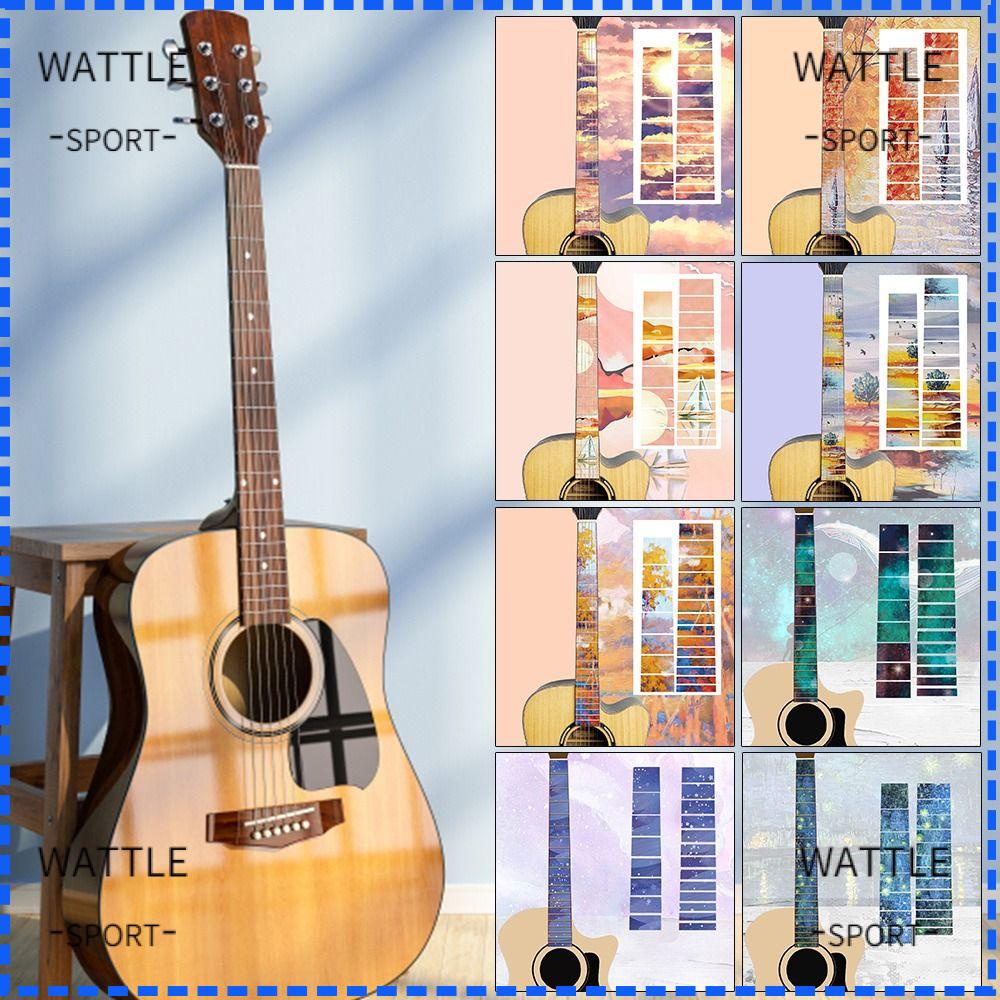 WATTLE Fretboard Sticker 10 Styles Music Instrument Decorations ...