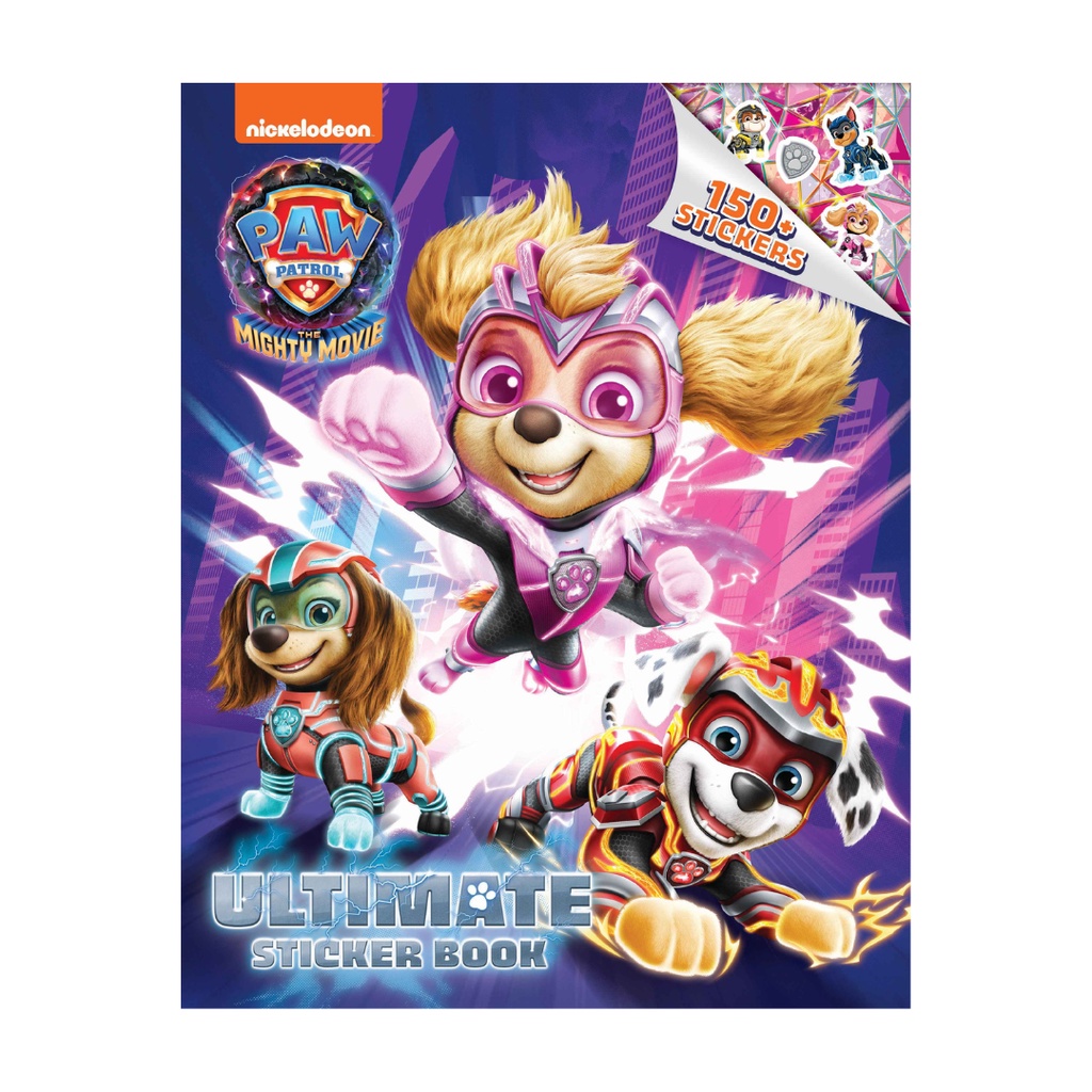 Paw Patrol Ultimate Sticker Book For Kids With Puzzles Mazes Colouring ...
