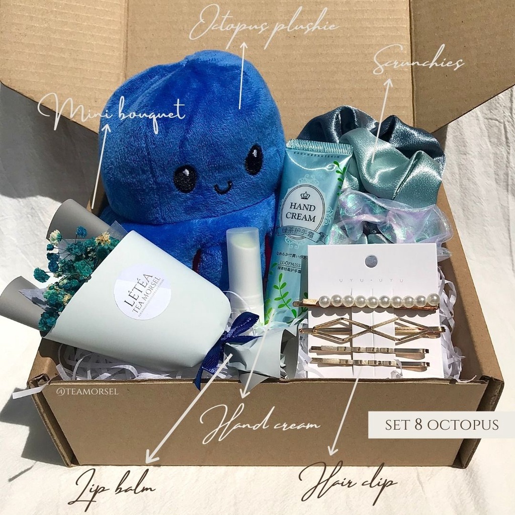 Surprise Box Octopus Plushie/Birthday/Ramadan/Friendship/Graduation ...