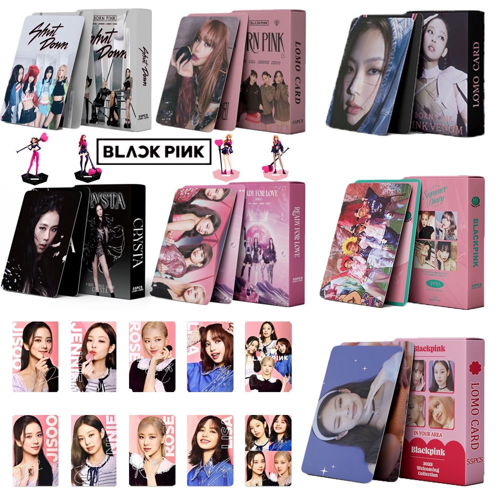 Kpop BLACK-PINK Ready For Love Album Lomo Card Kpop BORN PINK World ...