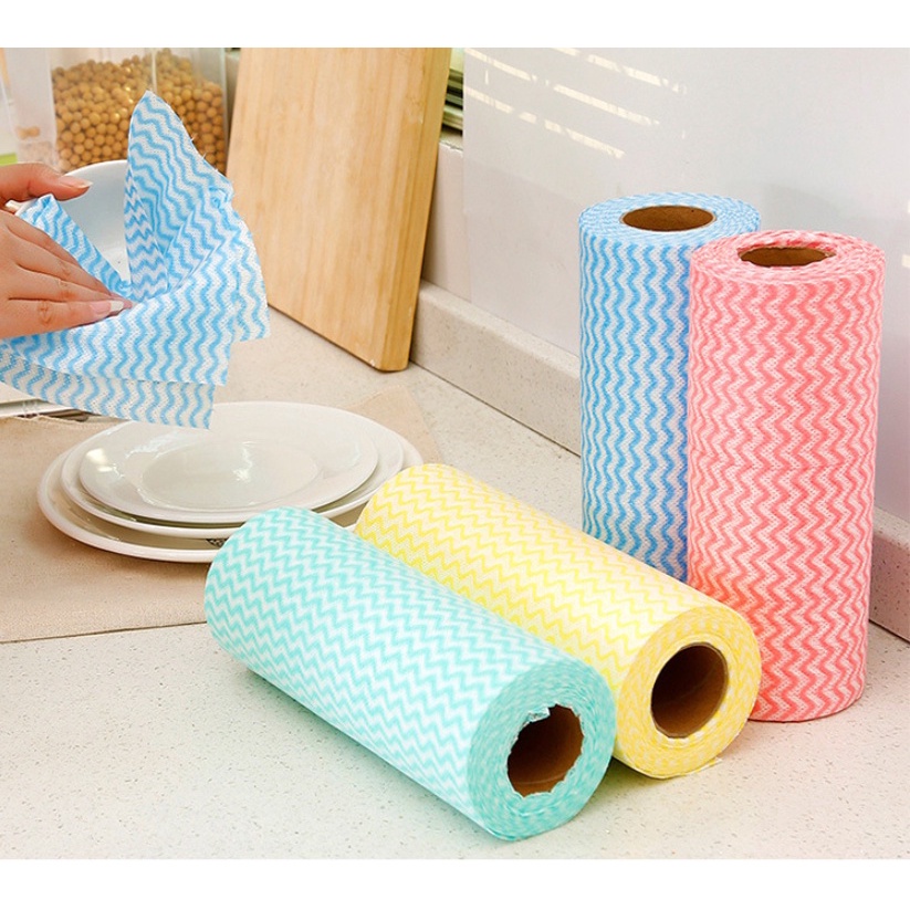 [SG Stock] Disposable Kitchen Towel Paper Roll/Packet 50 pcs /80 pcs ...