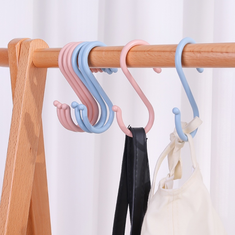 Universal Bathroom Seamless And Nail Free Hooks Creative S-Shaped ...