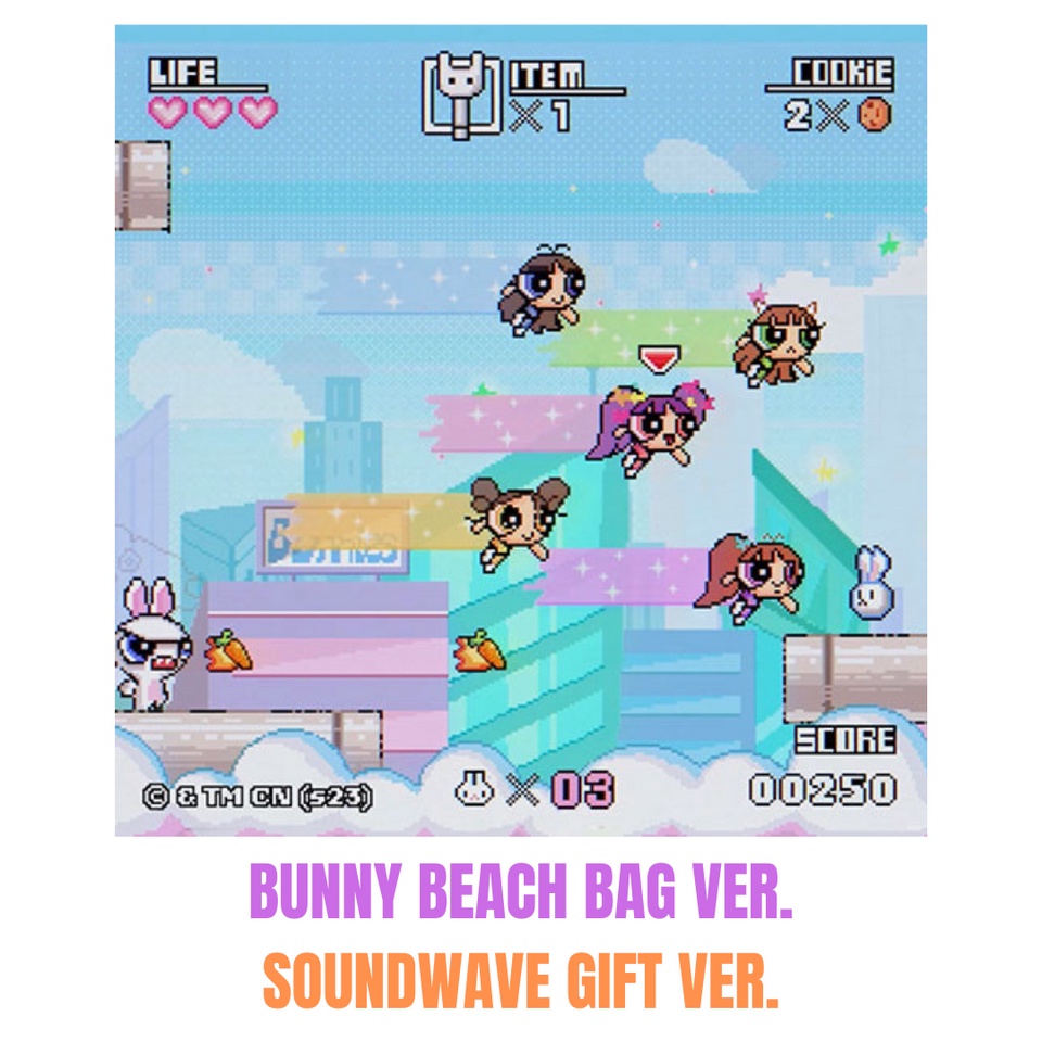 NEWJEANS - GET UP 2ND EP ALBUM BUNNY BEACH BAG VER. SOUNDWAVE GIFT VER. | Shopee Singapore
