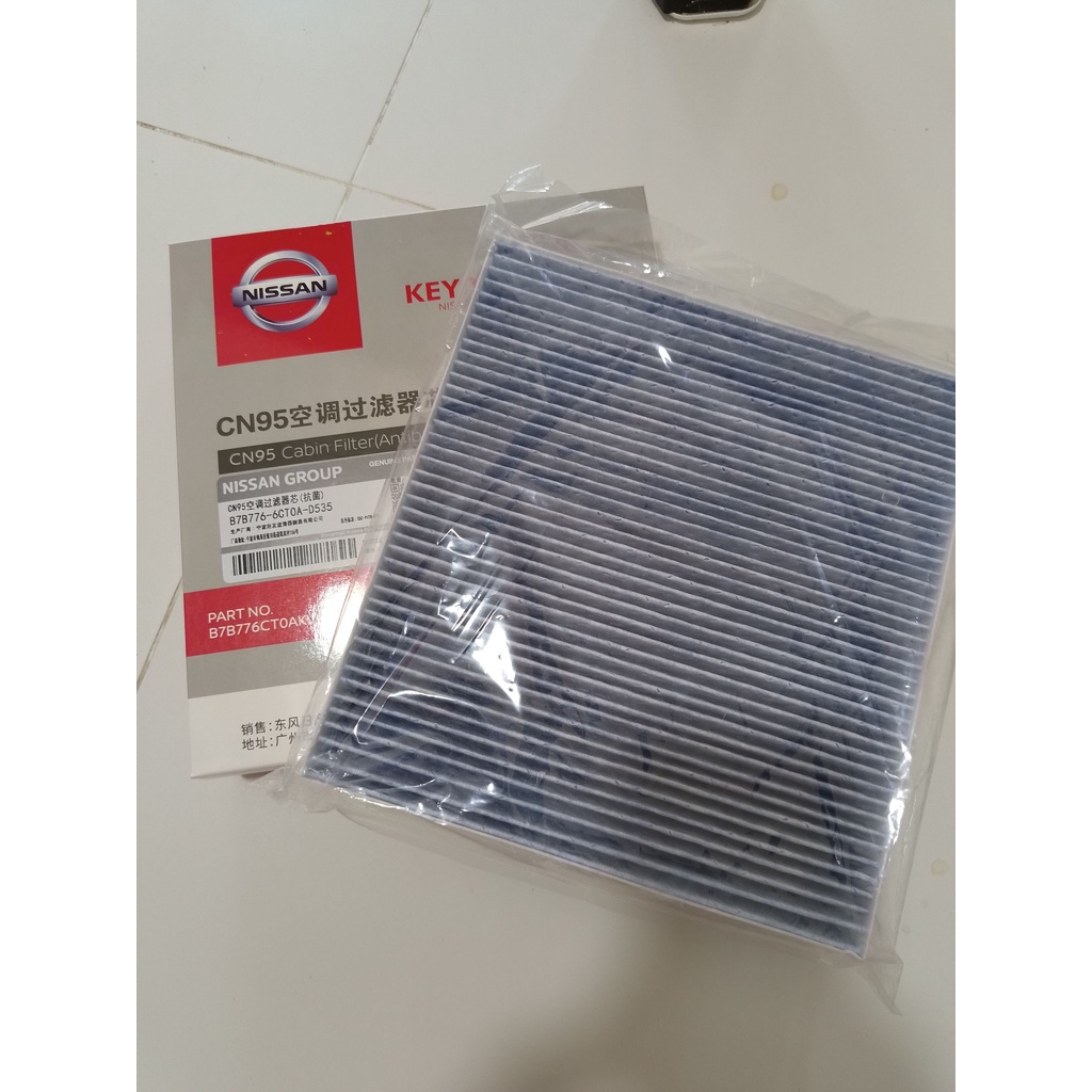 Carbon Cabin Aircon Filter for Nissan Qashqai Kicks Note X-Trail ...