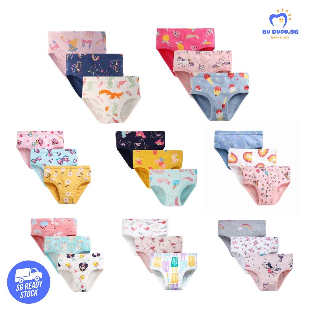 [SG]Wholesale Toddler girls underpants Kids Girl briefs 100% cotton ...
