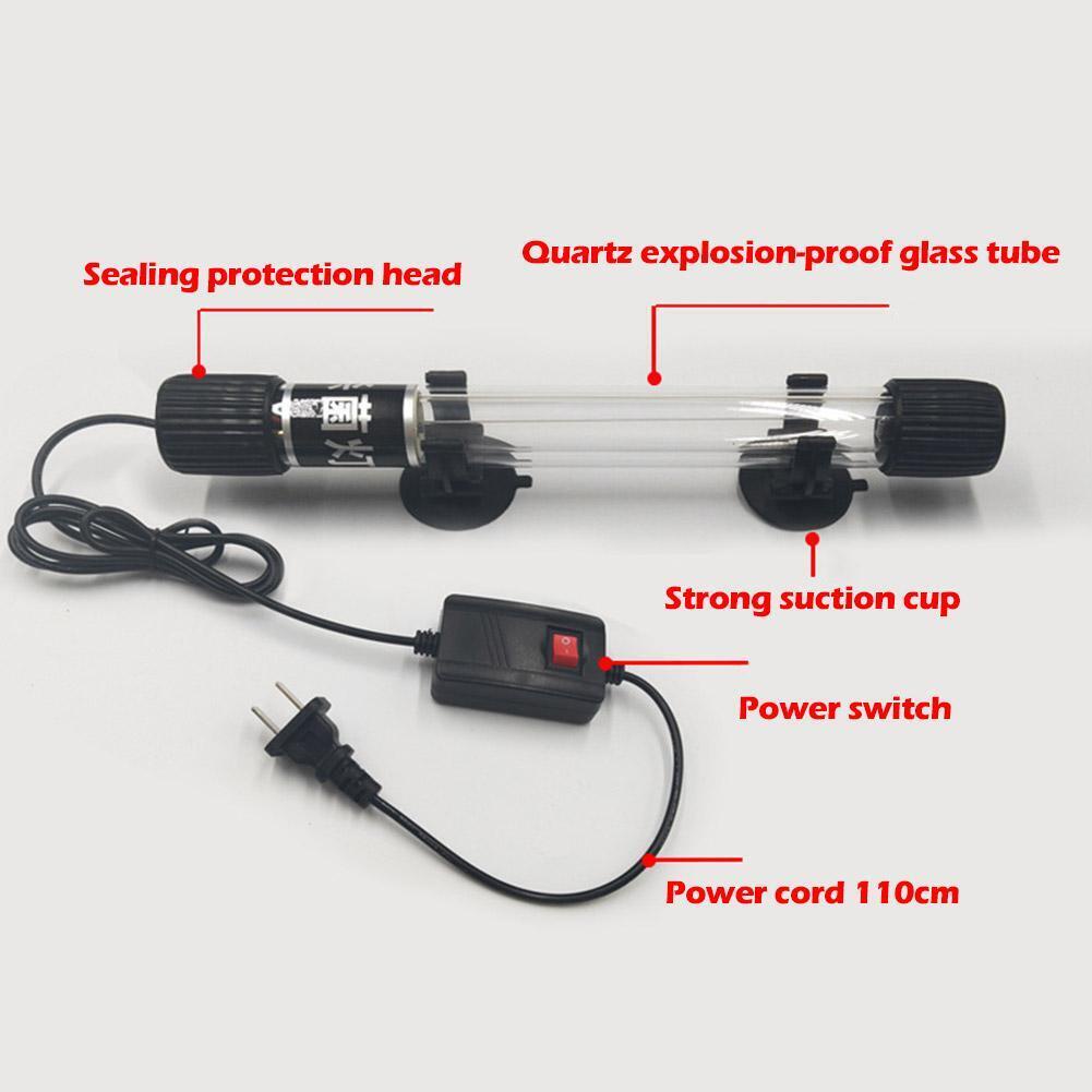 Aquarium UV Light / Cover 3-13W Algae Remover Clear Water Germicidal ...