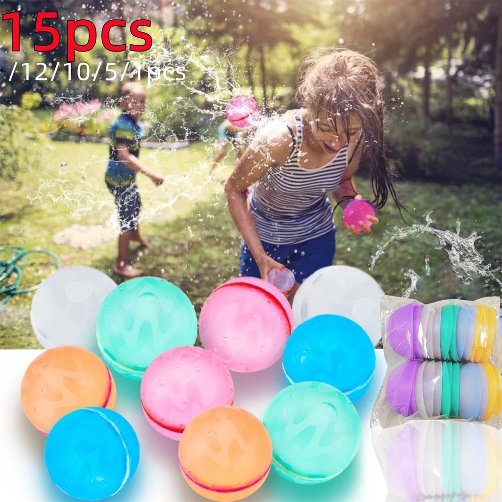 Harbour LifeReusable Water Balloons Refillable Silicone Water Balloon ...