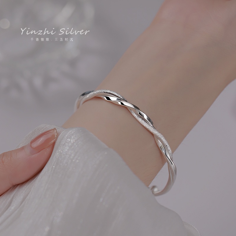 Mobius Bracelet Women's Korean-Style Fashion 925 Silver Bracelet High ...