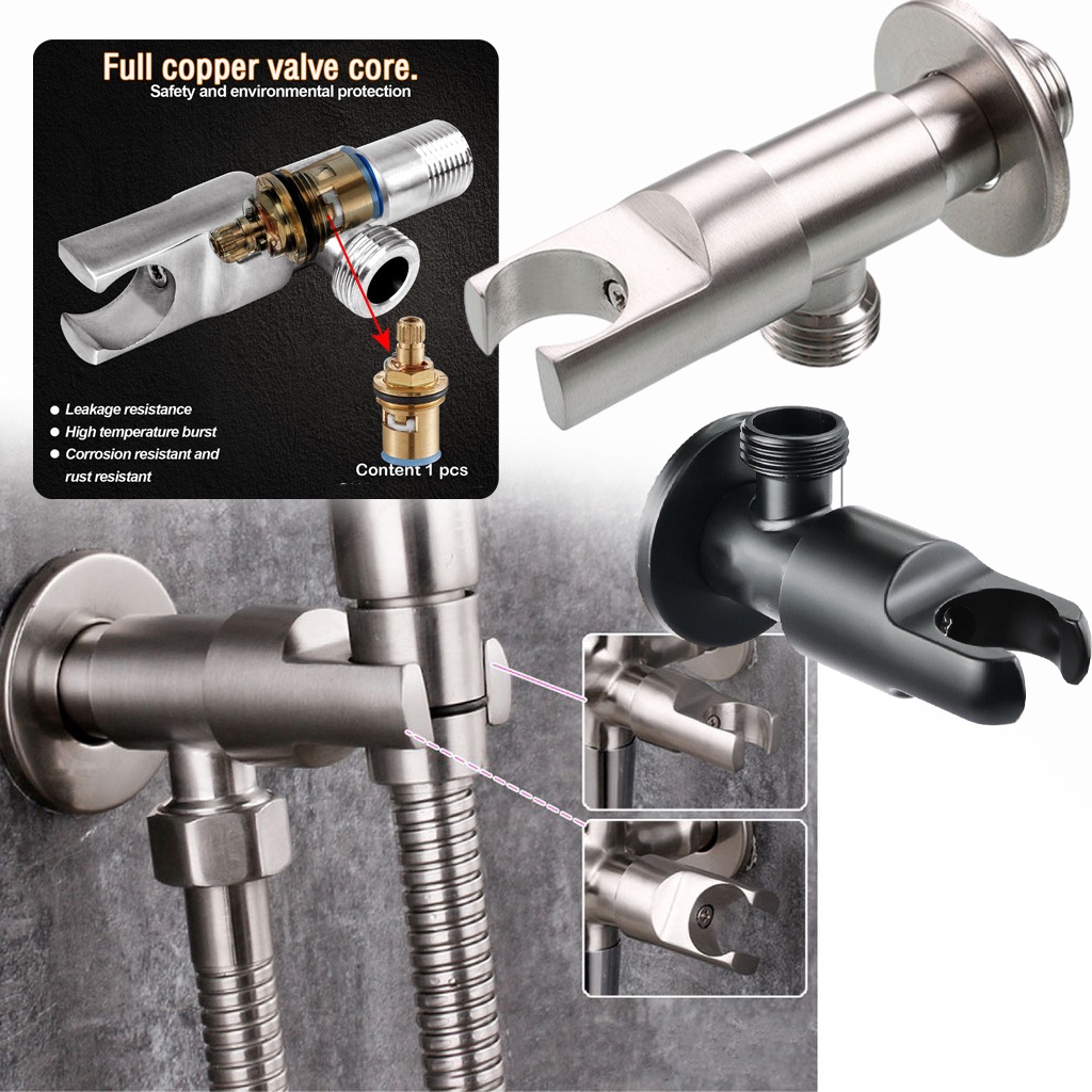 HOT SALE Angle Valve with Bidet Holder/Brass Cartridge/Bathroom Faucet ...