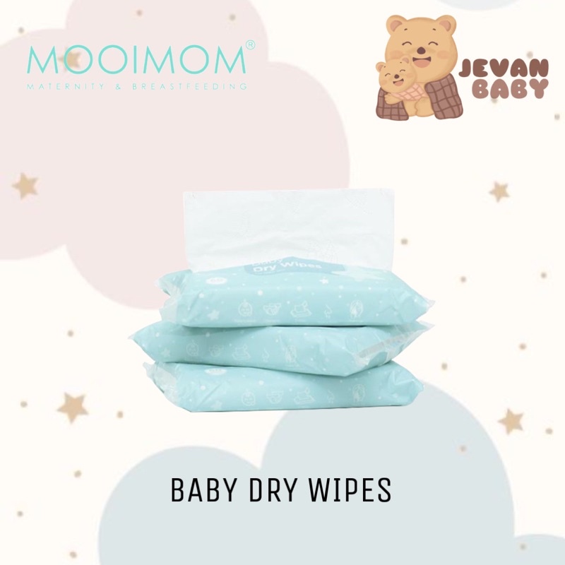 Mooimom Baby Dry Wipes (1Pack) | Shopee Singapore