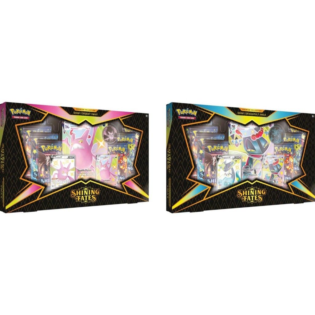 Pokemon TCG Shining Fates Premium Collection Box Set Shiny Crobat ...