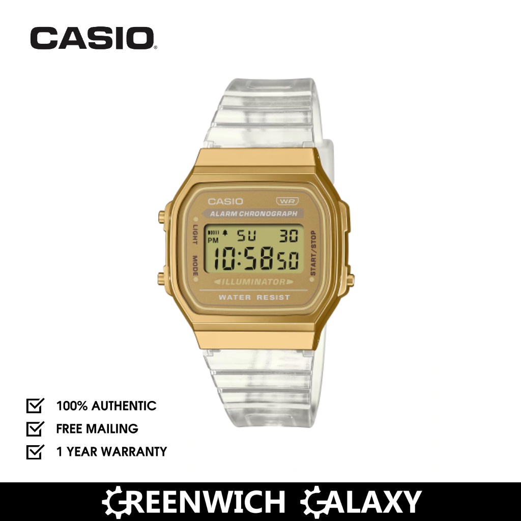 Casio Digital Sports Watch (A168XESG-9A) | Shopee Singapore