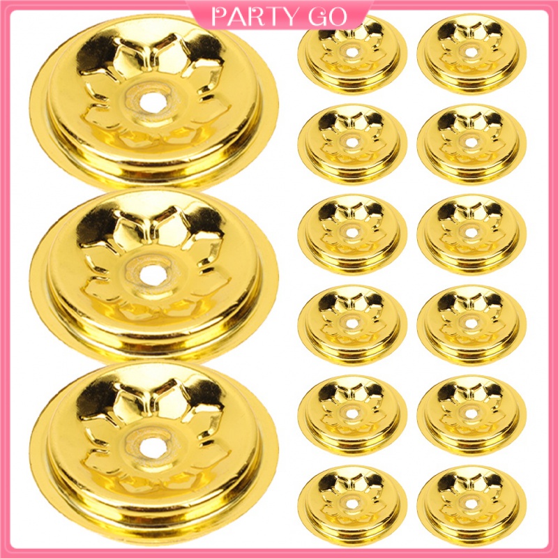 15pcs Floating Wicks Holder Metal Oil Lamp Floating Wicks Disc Oil Lamp Parts, | Shopee Singapore