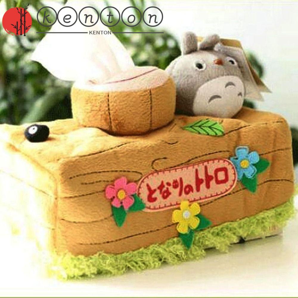 KENTON Totoro Tissue Box, Cute Japan Anime Totoro Plush Doll Toy, Home ...