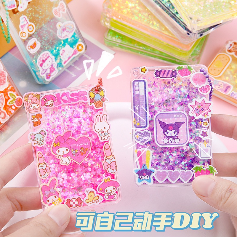 Floating Quicksand Goo Card Brick Pendant Keychain DIY Hand Tools Oil ...