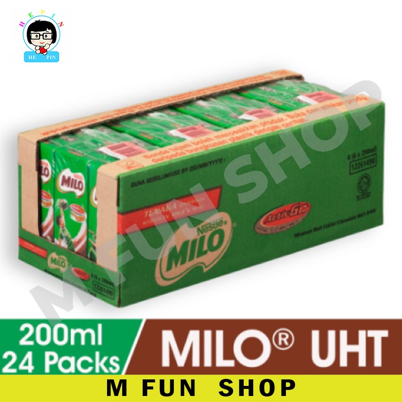 Milo Nestle Milo Box Activ-Go UHT (200ml x 24pcs) | Shopee Singapore