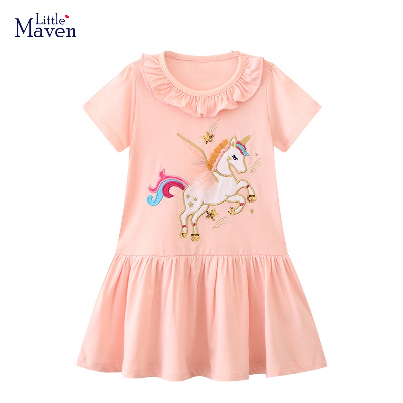 Little Maven Clothes Child Kids Dresses for Girls 2023 New Children's ...