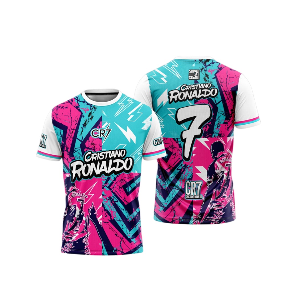 Cristiano Ronaldo Sublimation Baju Fan Cristiano Ronaldo Men Women ...