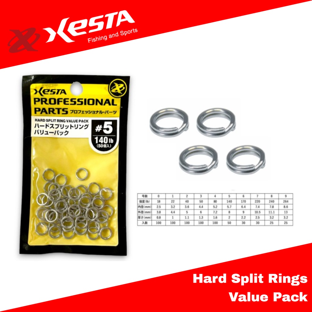 Xesta Hard Split Rings Value Pack | Shopee Singapore